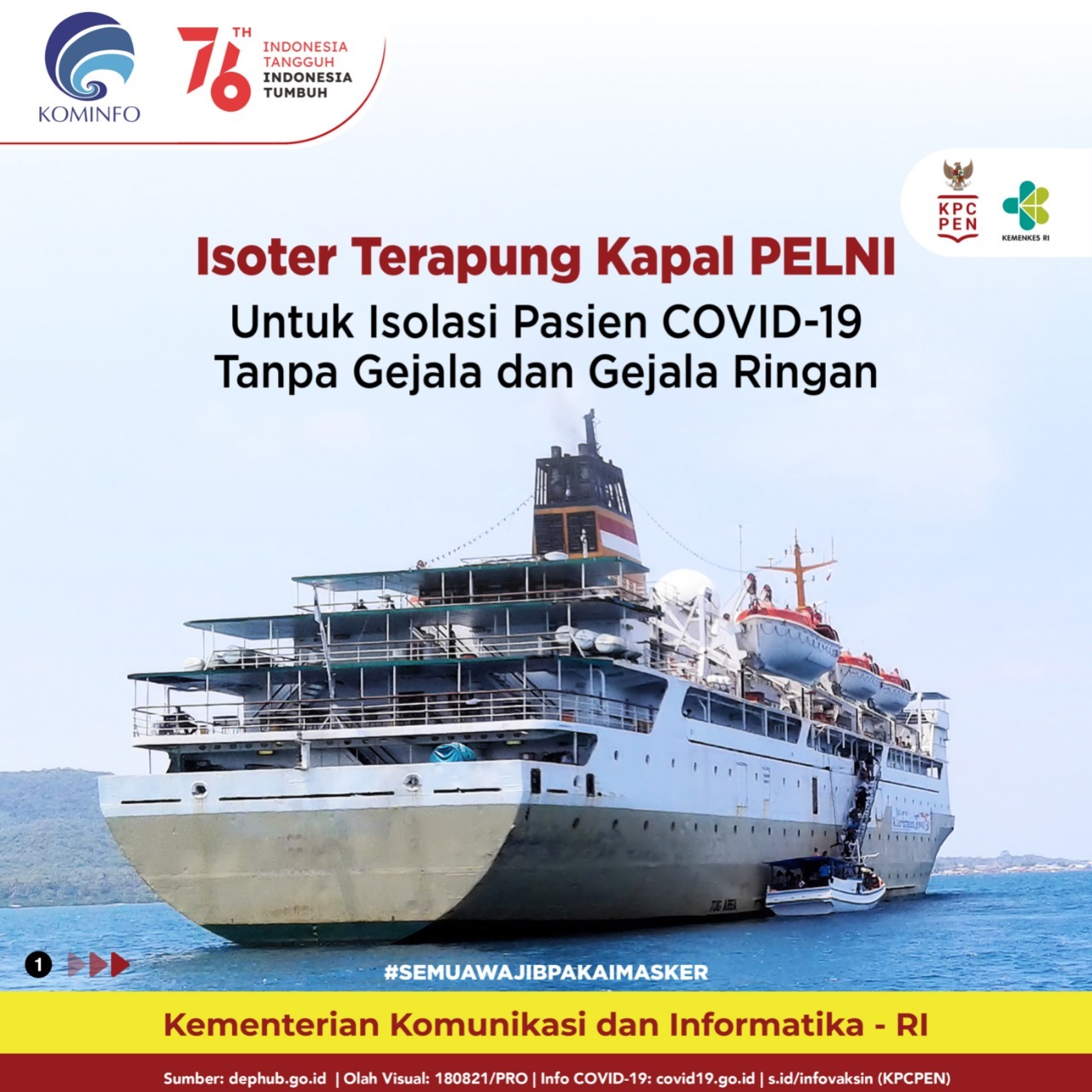 Pelindo IV-Pelni Luncurkan Kapal Isolasi Terapung di Pelabuhan Bitung ...